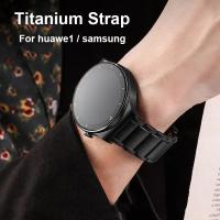 China Eraysun  22mm 3 Beads Buckle Titanium Strap Universal Watch Band for Huawei 1/Samsung for sale