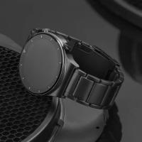 China Eraysun  22mm 3 Beads Buckle Titanium Strap Universal Watch Band for Huawei 1/Samsung for sale