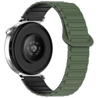 China Soft for Huawei Watch GT5 41mm GT5 Pro 42mm Sport Wristband Strap Industrial 18mm Two-color Magnetic Silicone Watch Bands for sale