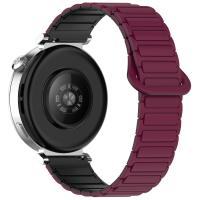 China Soft for Huawei Watch GT5 41mm GT5 Pro 42mm Sport Wristband Strap Industrial 18mm Two-color Magnetic Silicone Watch Bands for sale