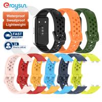 China Eraysun Silicone Straps for Huawei Band 10 9 8 NFC Accessories SmartWatch Replacement Sport Bracelet Adjustable Watch Band for sale