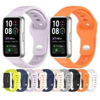 China Eraysun Soft Silicone Watch Strap Adjustable Replacement Butterfly Buckle Sport Loop Design Colorful for Band 10/9/8 NFC Band for sale