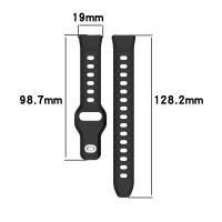 China Eraysun Soft Silicone Watch Strap Adjustable Replacement Butterfly Buckle Sport Loop Design Colorful for Band 10/9/8 NFC Band for sale
