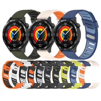 China Eraysun Replacement 22mm Sports Silicone Strap for Huawei Watch GT5 46mm Smartwatch Band Bracelet Accessories Wristband for sale