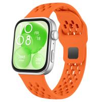 China Eraysun Sport Bracelet for Huawei Watch Fit 3 Strap Hollow Silicone Wristband Replaceable Breathable Smartwatch Band for sale