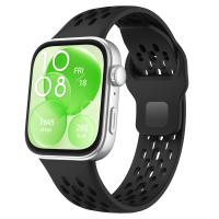 China Eraysun Sport Bracelet for Huawei Watch Fit 3 Strap Hollow Silicone Wristband Replaceable Breathable Smartwatch Band for sale