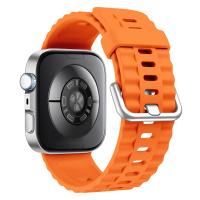 China Eraysun Luxury for Huawei Watch Fit4 Strap Wave Design Silicone Sports Sweatproof Breathable Fashion Smartwatch Band for sale