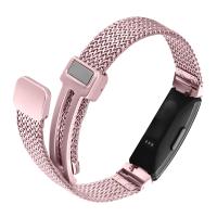 China Magnetic 16mm Milanese Watch Band for Fitbit Inspire Strap Bracelet for Inspire 1/2 Stainless Steel Adjustable Watch Bands for sale