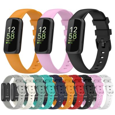 China Eraysun Sports Silicone Watch Strap Adjustable Watch Band for Fitbit Inspire 3 Men Breathable Watch Bands for sale