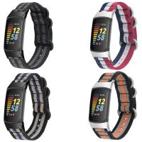 China Good Price Watch Band for Fitbit Charge 5 Nylon CD Style  Barided Nylon Style  Watch Straps Wristband for sale