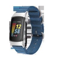 China Good Price Watch Band for Fitbit Charge 5 Nylon CD Style  Barided Nylon Style  Watch Straps Wristband for sale