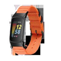 China Good Price Watch Band for Fitbit Charge 5 Nylon CD Style  Barided Nylon Style  Watch Straps Wristband for sale