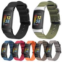 China Good Price Watch Band for Fitbit Charge 5 Nylon CD Style  Barided Nylon Style  Watch Straps Wristband for sale