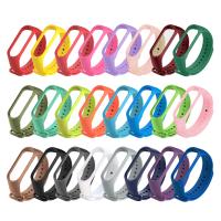 China Eraysun New Arrival Silicone Watch Bracelet Strap for Xiaomi Mi Band 7 6 5 NFC Band Rubber Watch Strap Bracelet Accessories for sale