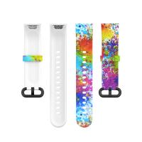 China Eraysun Printed Silicone Band for Xiaomi Watch Lite/Redmi Watch Watchband Bracelet Strap Watermark Pattern Wristband for sale