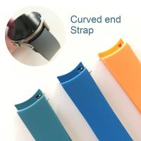 China Eraysun 22mm Curved End Silicone Watch Strap for Xiaomi Watch S1 Pro for sale