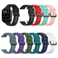 China Sport Silicone Watchband Strap for Xiaomi Huami Amazfit GTS/GTR 42mm/ Bip Lite Smart Watch Bracelet Band Colorful Replace Correa for sale