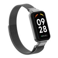 China Milanese Magnetic Loop Smart Band Breathable Metal Strap Sport Stainless Steel Strap Replacement for Redmi Watch 2 Band for sale
