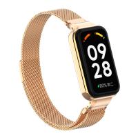 China Milanese Magnetic Loop Smart Band Breathable Metal Strap Sport Stainless Steel Strap Replacement for Redmi Watch 2 Band for sale