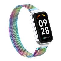 China Milanese Magnetic Loop Smart Band Breathable Metal Strap Sport Stainless Steel Strap Replacement for Redmi Watch 2 Band for sale