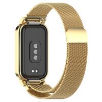China Eraysun Colorful Integrated Milanese Stainless Steel Strap Fashion Smart Watch Band Accessories for Xiaomi Smart Band 8 Active for sale