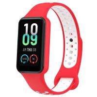 China Eraysun Two Colors Integrated Silicone Strap Soft Rubber Waterproof Fashion Smart Watch Band for Xiaomi Smart Band 8 Active for sale