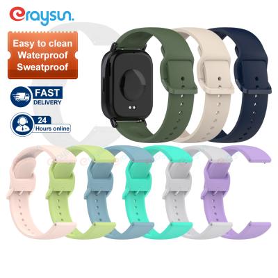 China Eraysun for Redmi Watch 5 Lite Band Smartwatch Accessories Watch Band Bracelet Sport Adjustable WristBand Silicone Strap for sale
