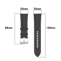 China Luxury Genuine Leather Watch Band Bracelet Replacement Wristband for Xiaomi Watch S4 22mm 20mm Adjustable Strap for sale