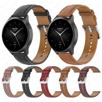 China Luxury Genuine Leather Watch Band Bracelet Replacement Wristband for Xiaomi Watch S4 22mm 20mm Adjustable Strap for sale