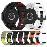 China Eraysun Rubber Strap for Amazfit T-REX3 Two Colors Sport Adjustable Breathable Silicone Watch Band Bracelet for sale
