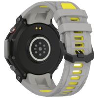 China Eraysun Rubber Strap for Amazfit T-REX3 Two Colors Sport Adjustable Breathable Silicone Watch Band Bracelet for sale