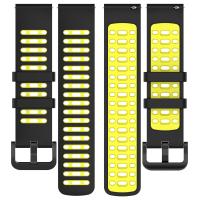 China 22mm Silicone Sport Watch Band for XiaoMi Watch S4 Rubber Two Color Watch Strap for Keep Watch Pilot1 WatchBand Bracelet for sale