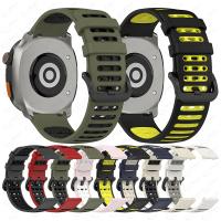 China 22mm Silicone Sport Watch Band for XiaoMi Watch S4 Rubber Two Color Watch Strap for Keep Watch Pilot1 WatchBand Bracelet for sale