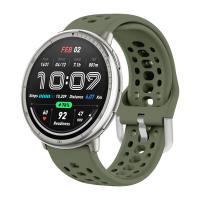 China Eraysun Luxury Soft Silicone Adjustable Strap for Amazfit Active 2 Sport Breathable Replaceable Waterproof Smart Watch Band for sale
