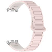 China Eraysun 12mm Magnetic Silicone Band for Xiaomi Smart Band 9/ 9NFC/ Mi Band 8 NFC Luxury Sport Adjustable Rubber Watch Strap for sale
