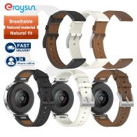 China Eraysun 18mm 20mm PU Leather Strap for Garmin Vivoactive6 for OPP Watch X2 Mini Universal Watch Band Genuine Leather Band for sale