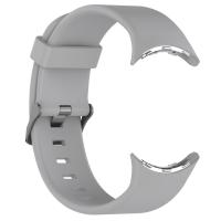 China Silicone Watch Bands for Google Pixel 3 45mm Watch Strap Pure Color Sport Soft Silicone Double Buckle Strap Bracelet for sale