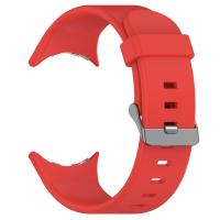 China Silicone Watch Bands for Google Pixel 3 45mm Watch Strap Pure Color Sport Soft Silicone Double Buckle Strap Bracelet for sale