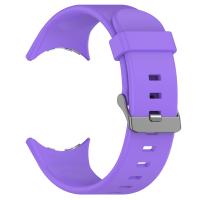 China Silicone Watch Bands for Google Pixel 3 45mm Watch Strap Pure Color Sport Soft Silicone Double Buckle Strap Bracelet for sale