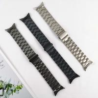 China Eraysun Adjustable Luxury Three Bead Titanium Alloy Band Strap for Google Pixel Smartwatch for sale