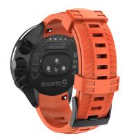 China Eraysun for Suunto 9/Suunto 9 Brao Silicone Watch Band Strap Black Buckle Quick Release Rubber Replacement for Suunto 9/9 Brao for sale