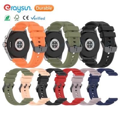 China Eraysun Official Soft Silicone Replacement Strap Band for Ticwatch Atlas Sport  Wristband Bracelet Adjustable Watch Band for sale