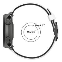 China Eraysun 20/22MM Soft Rubber Adjustable Band Sport Watchbands Waterproof Silicone Watch Strap for COROS PACE 3/2 APEX 2Pro for sale