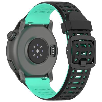 China Eraysun 20/22MM Soft Rubber Adjustable Band Sport Watchbands Waterproof Silicone Watch Strap for COROS PACE 3/2 APEX 2Pro for sale