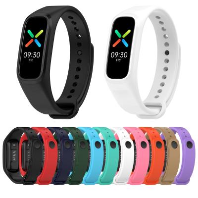 China TPU Watch Strap for Oppo One Plus Band Breathable Colorful Replacement Watchband for Oppo Band Watch Accessories for sale