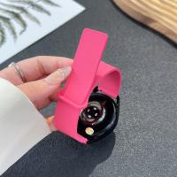China Eraysun Breathable Unisex Fashion Rubber Strap Soft 18mm 20mm 22mm Wood Grain Soft Magnetic Strap Silicone Watch Bands for sale