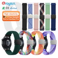 China Eraysun Breathable Luxury Soft Fabric Watch Strap 20mm 22mm Unisex Magnetic Snap Buckle for Hardware Nylon  Watch Bands for sale