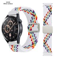 China Eraysun Breathable Luxury Soft Fabric Watch Strap 20mm 22mm Unisex Magnetic Snap Buckle for Hardware Nylon  Watch Bands for sale