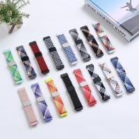 China Eraysun Breathable Luxury Soft Fabric Watch Strap 20mm 22mm Unisex Magnetic Snap Buckle for Hardware Nylon  Watch Bands for sale