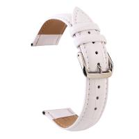 China Eraysun Leather Watch Straps Bamboo Pattern Waterproof Genuine Leather Smart Watch Accessories Bands for sale